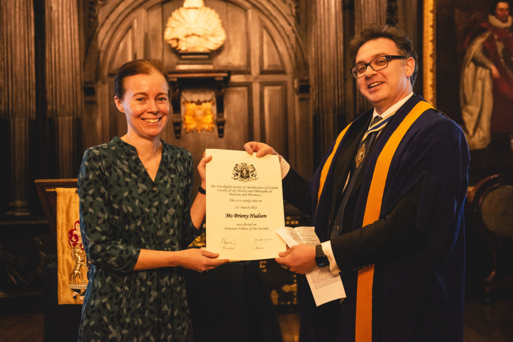 Honorary Fellowship - Society of Apothecaries